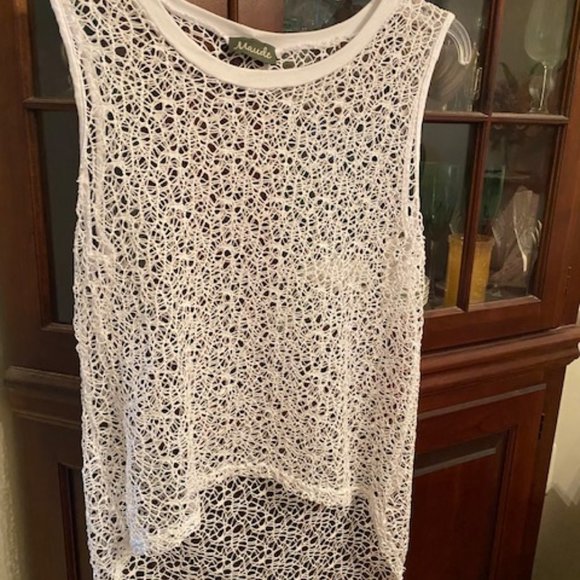 Maude | Tops | Maude White Layering Top | Poshmark